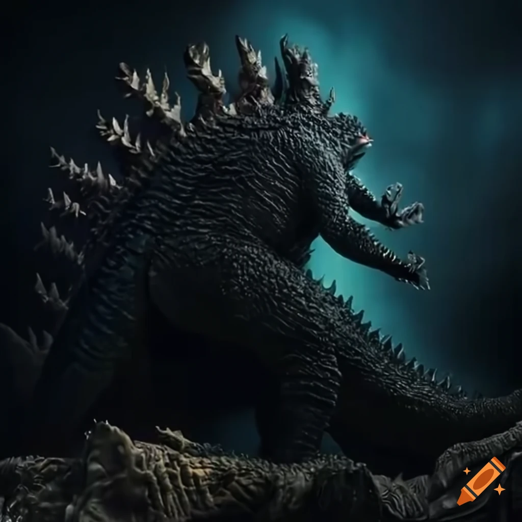 Godzilla 2021 realistic version on Craiyon