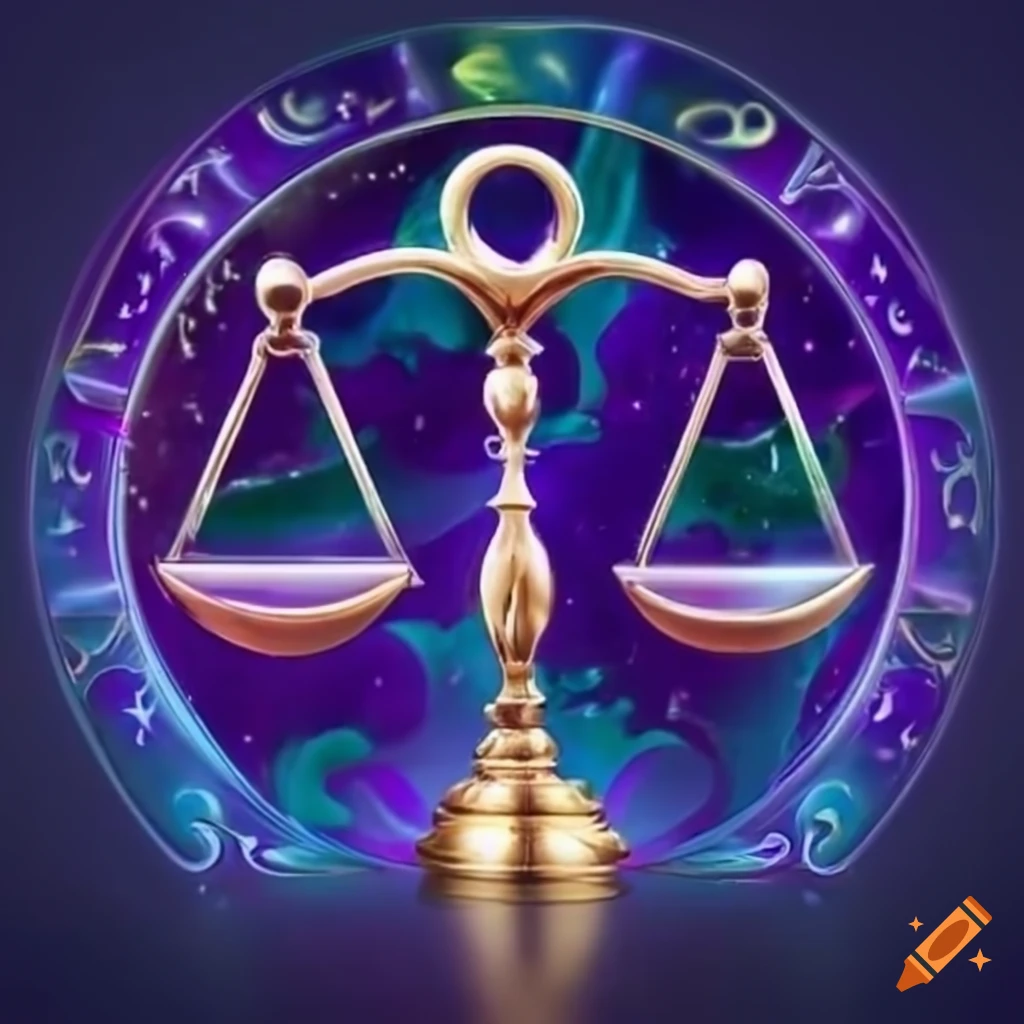 Libra zodiac sign symbol on Craiyon