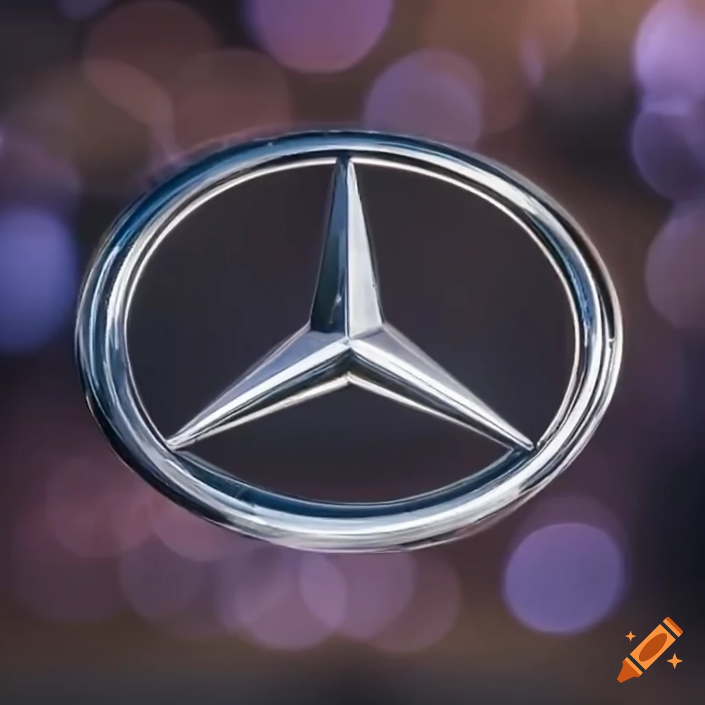 Realistic mercedes logo in 8k resolution on Craiyon
