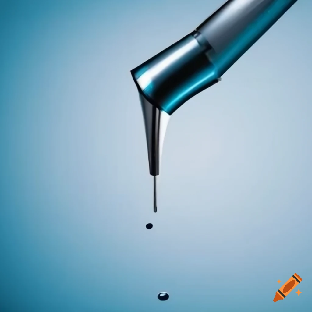 Paper packaging spout with spray panel and long thin stick on Craiyon