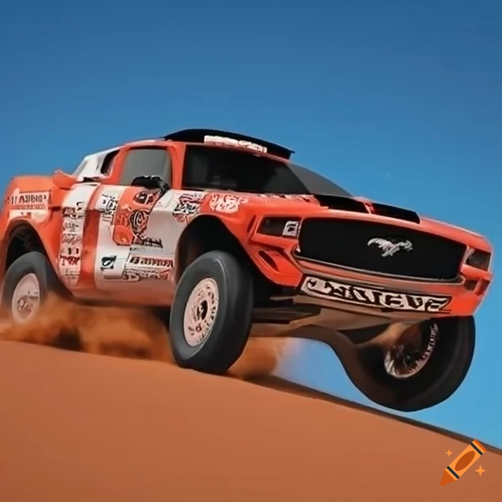 Ford mustang dakar on Craiyon