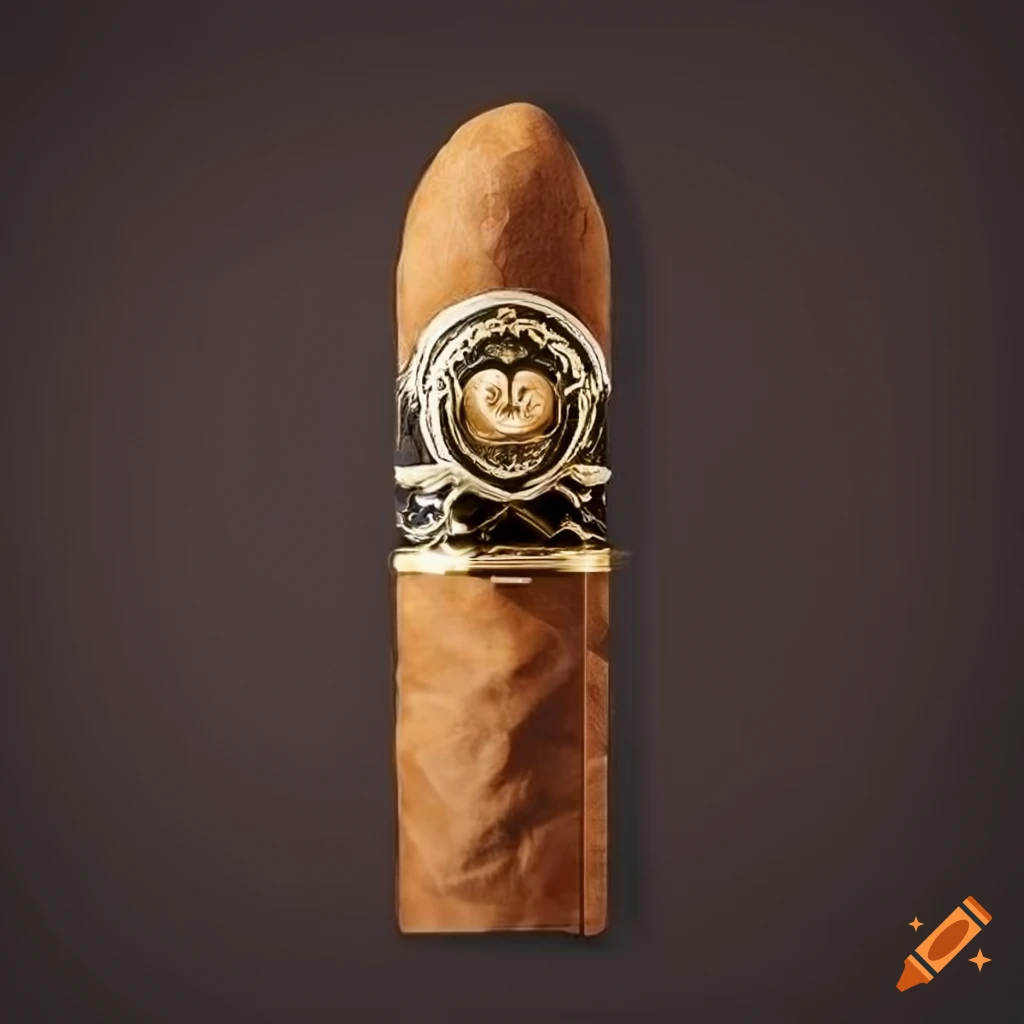 Elegant emblem design for a prestigious Cigars Club symbolizing ...