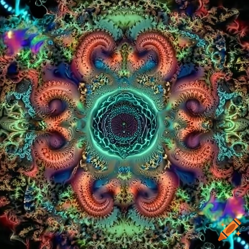 Fractal artwork on Craiyon