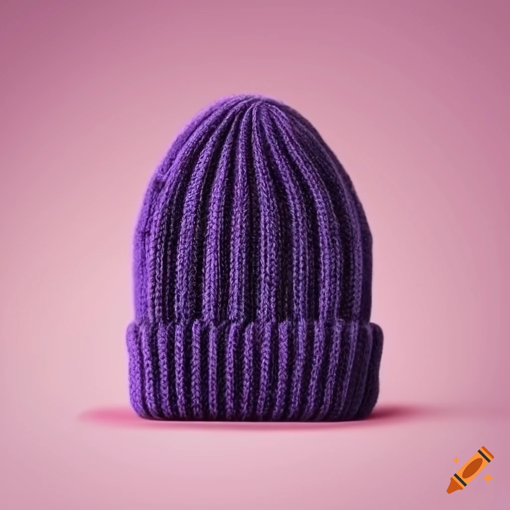 Beanie hat texture close-up on Craiyon