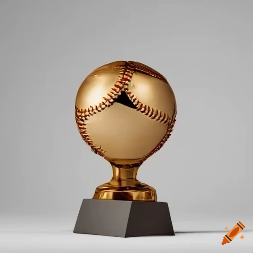 Big baseball trophy on Craiyon