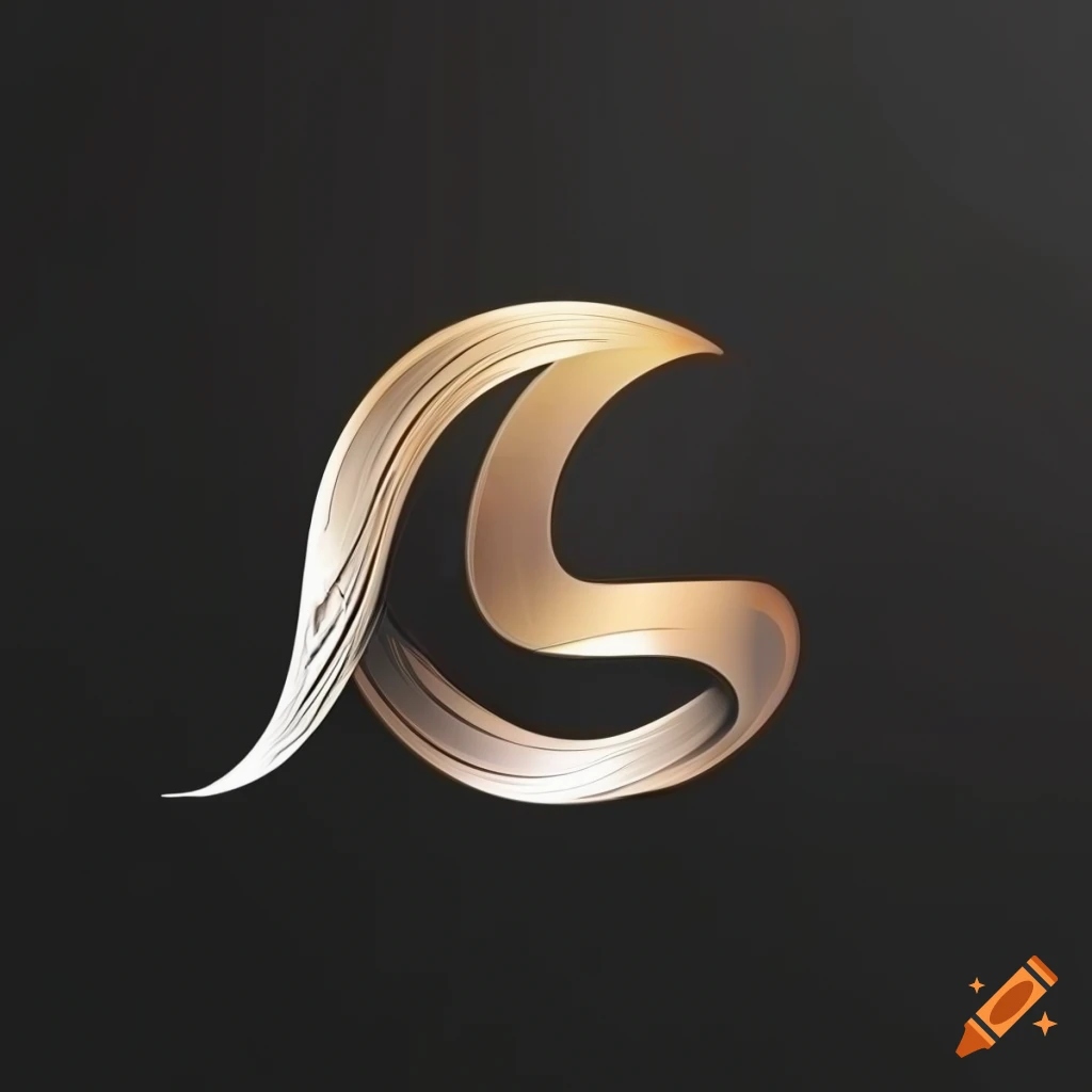 Elegant logo design combining letters g and s on Craiyon