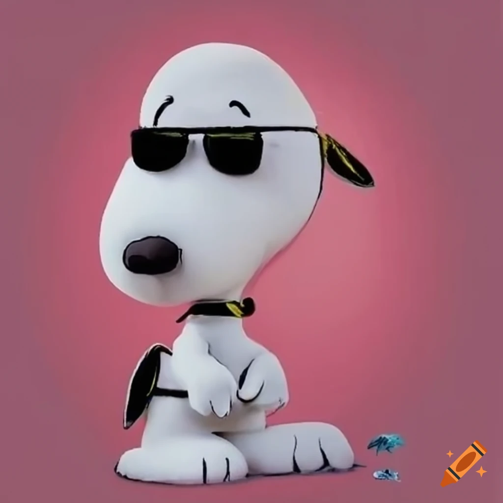 Snoopy character on Craiyon