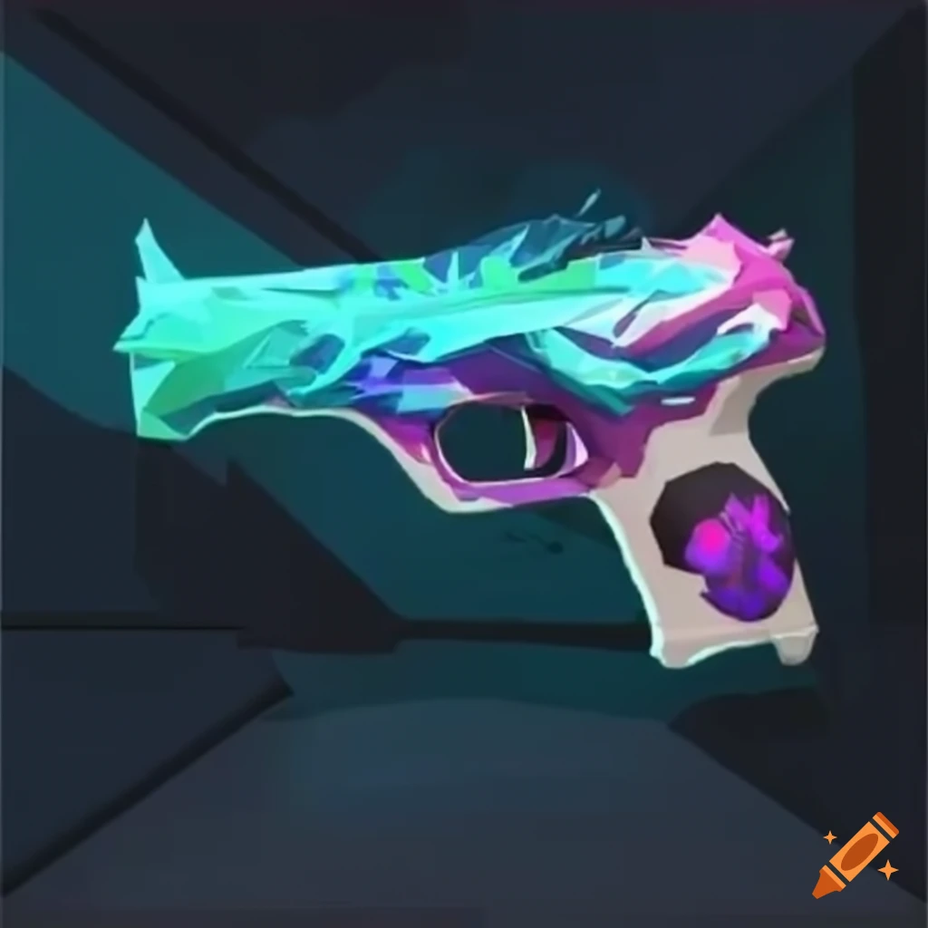 Valorant phantom gun skin on Craiyon