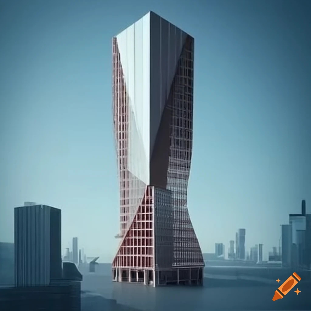 Impressive 40m tall tower with modern and minimalistic design inspired ...