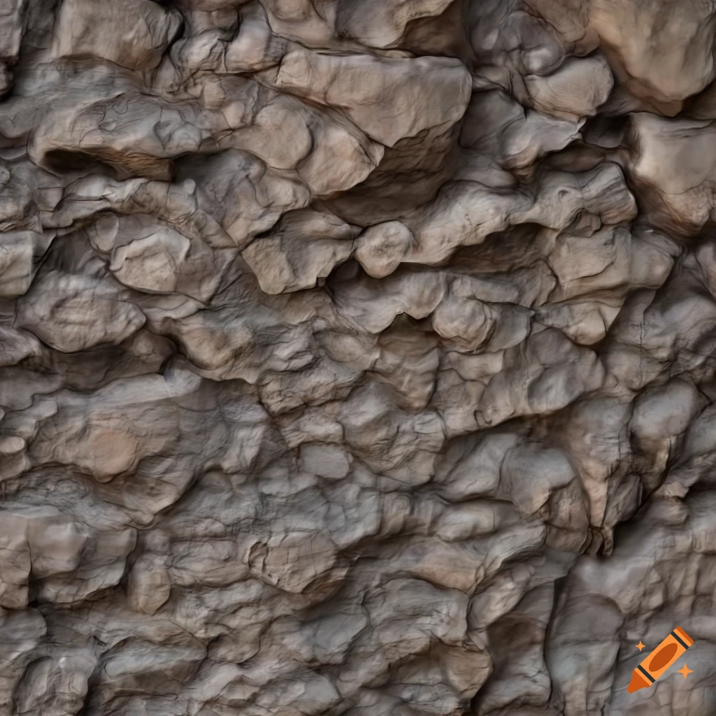 Realistic rock texture on Craiyon