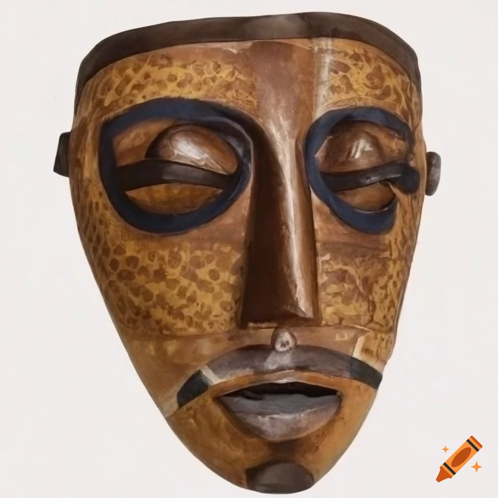 Israeli ceremonial masks on Craiyon