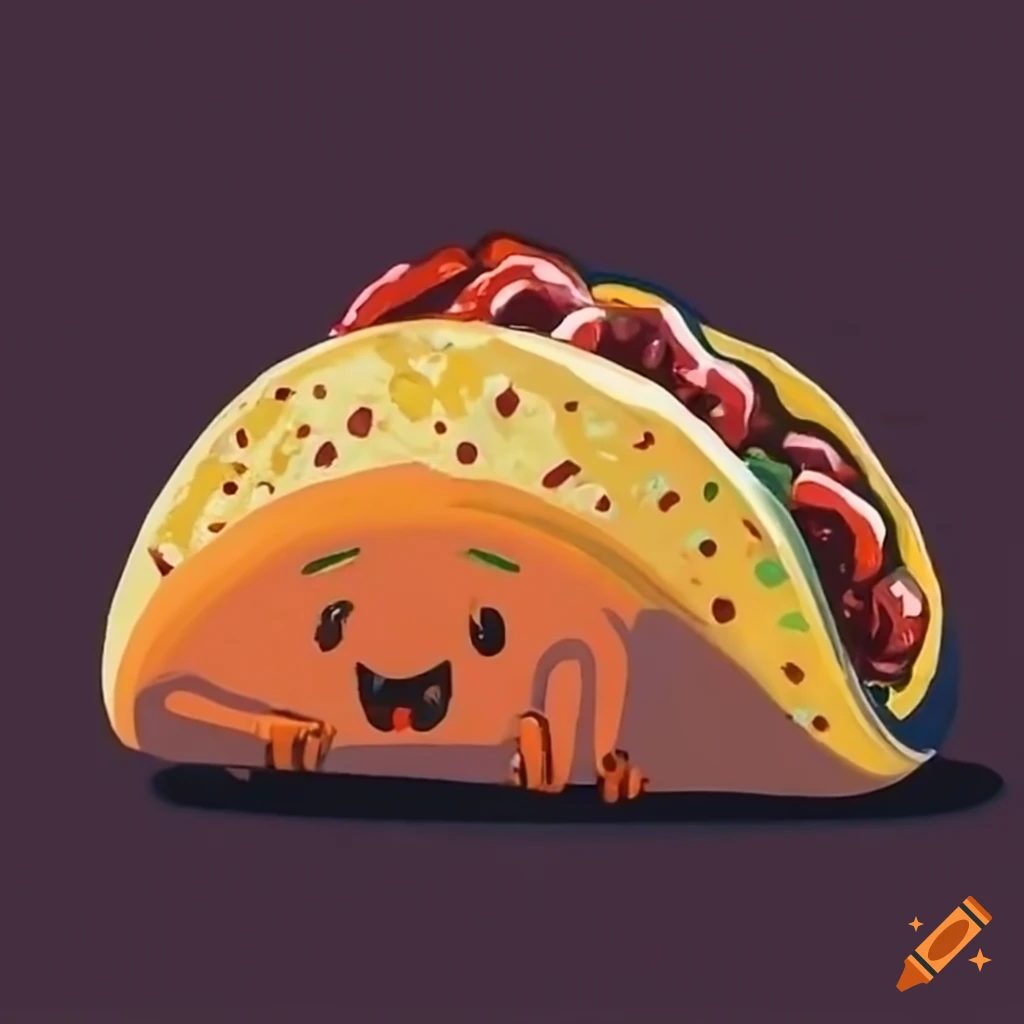 Living taco on Craiyon