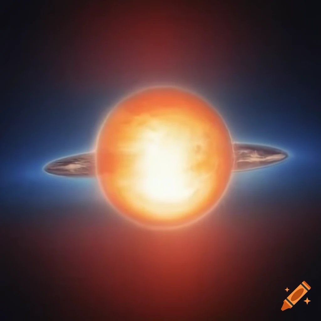 Planet in outer space on Craiyon