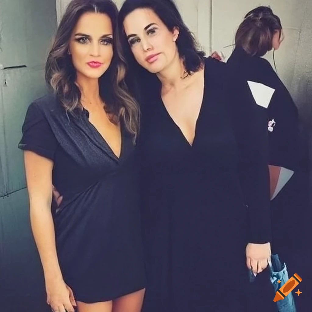 Brunette woman resembling dutch singer anouk on Craiyon