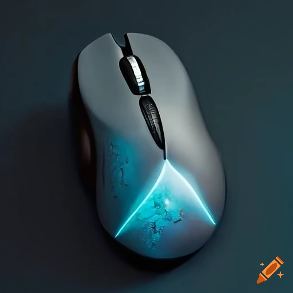 Unique computer mouse made with meteorite material and widmanstetten ...