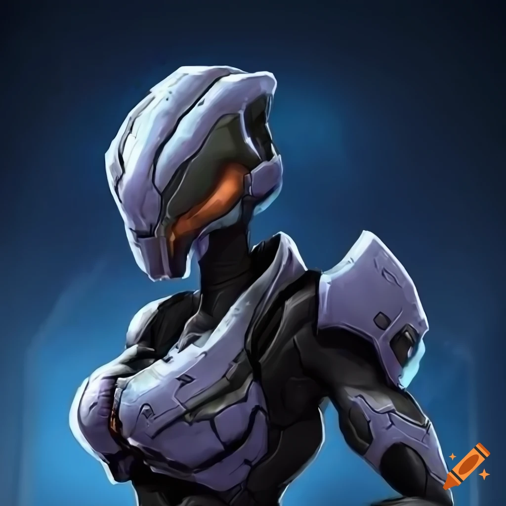 Female sangheili ultra character from halo video game series on Craiyon