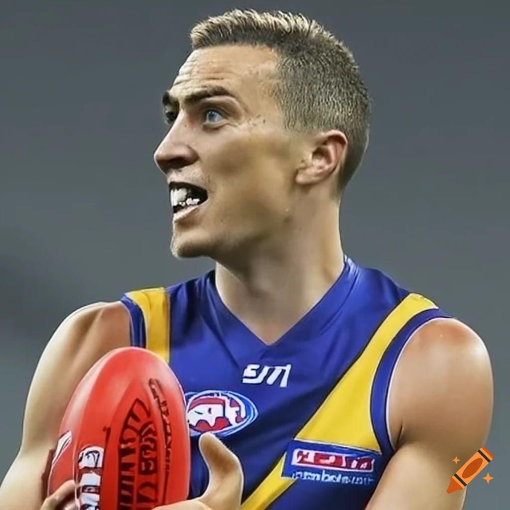 Crowd wearing afl jerseys in a sports event on Craiyon