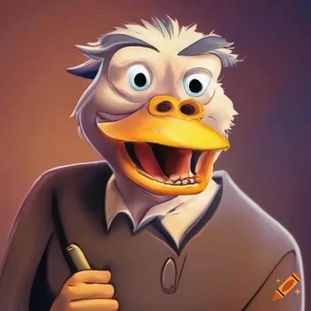 Boris yeltsin as boris duck character on Craiyon