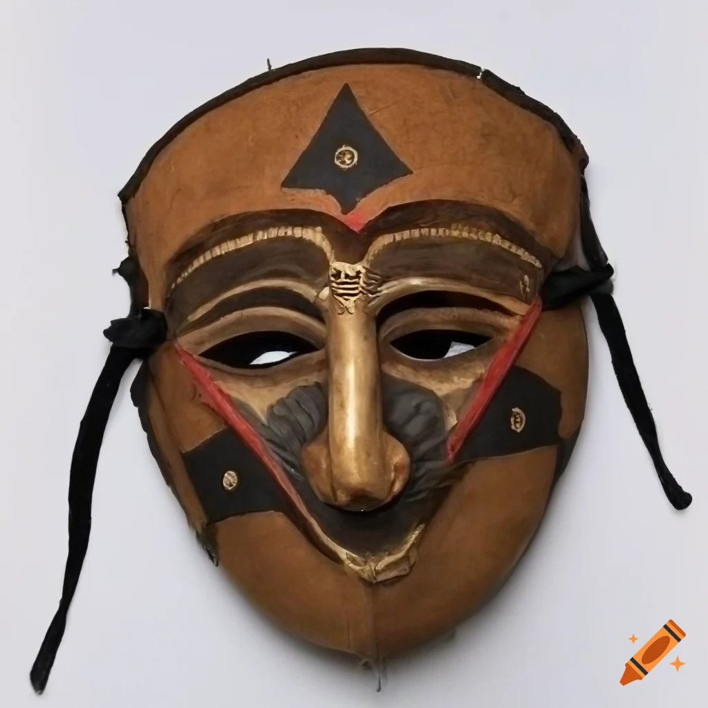 Israeli ceremonial masks on Craiyon