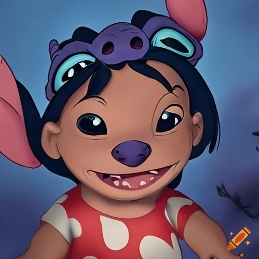 Lilo and stitch characters on Craiyon