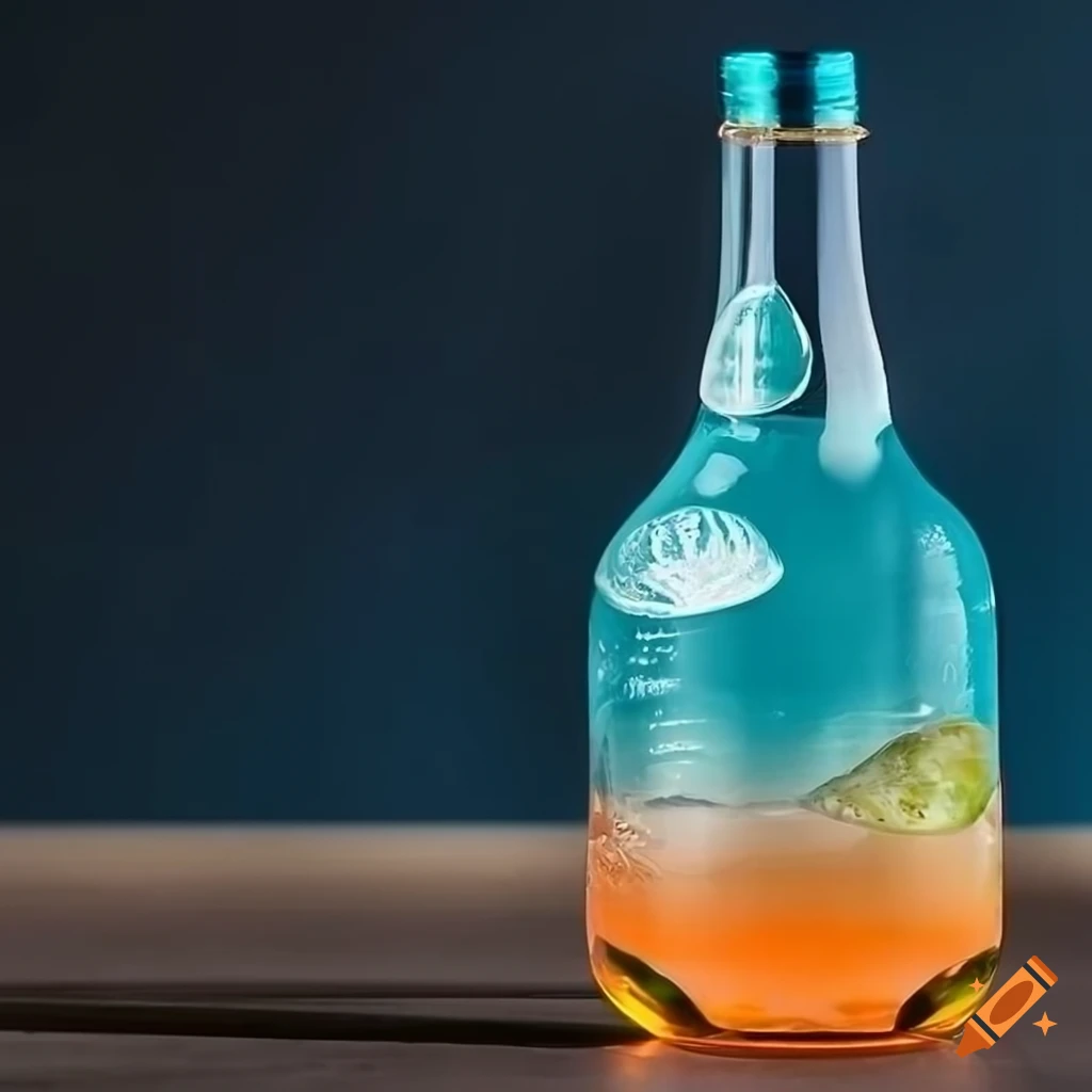 Design of a non-alcoholic cocktail bottle inspired by classic glassware ...