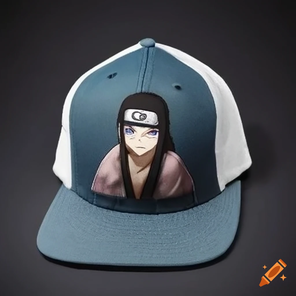 Snapback with original patterns inspired by haku yuki from naruto anime ...