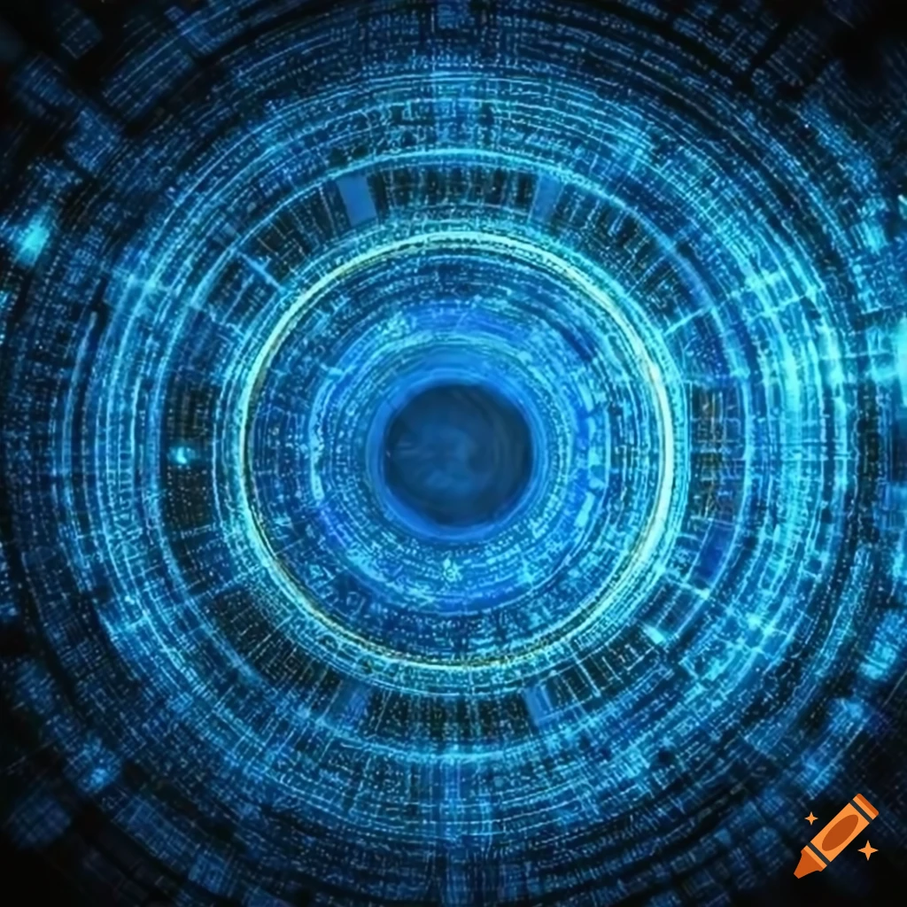 Science and technology themed background on Craiyon