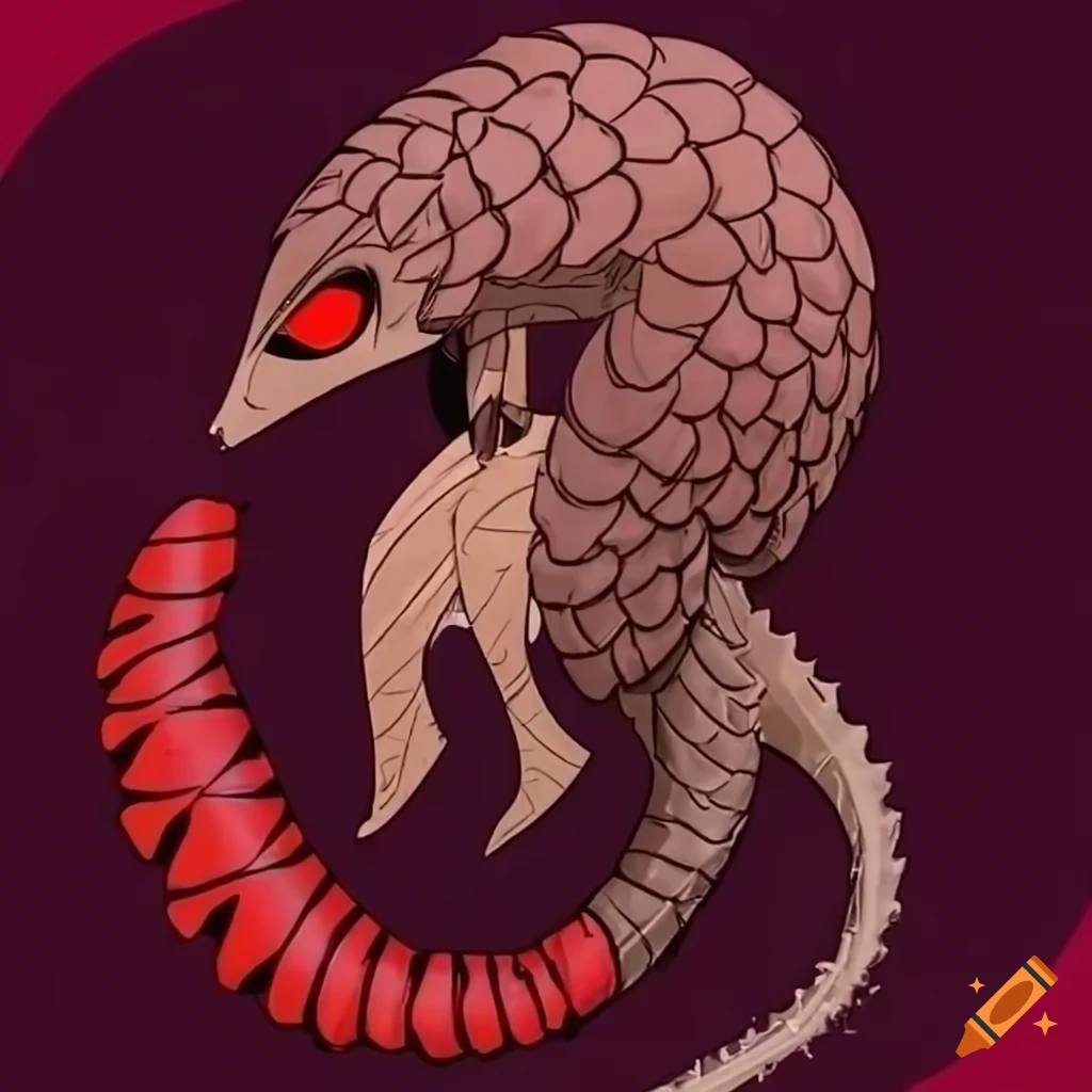 Animated pangolin character from hazbin hotel series in stunning detail ...