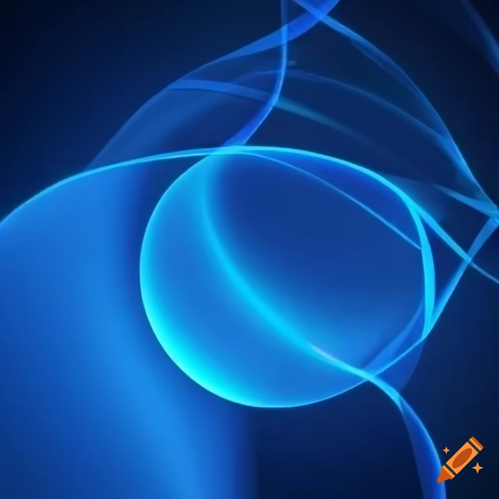 Cgi blue hologram background on Craiyon