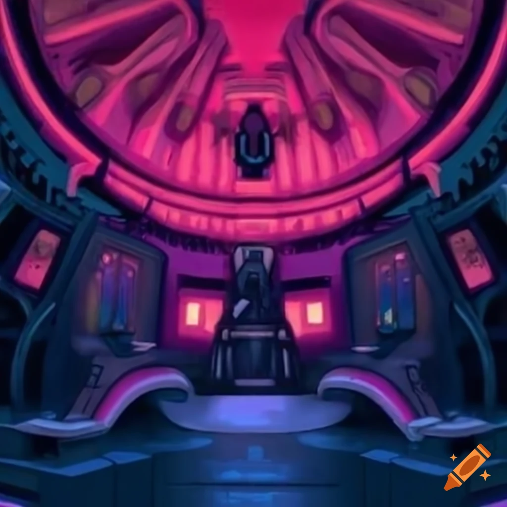 Tardis console room on Craiyon