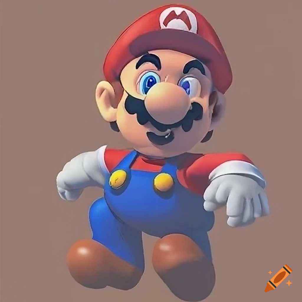 Classic mario video game character on Craiyon