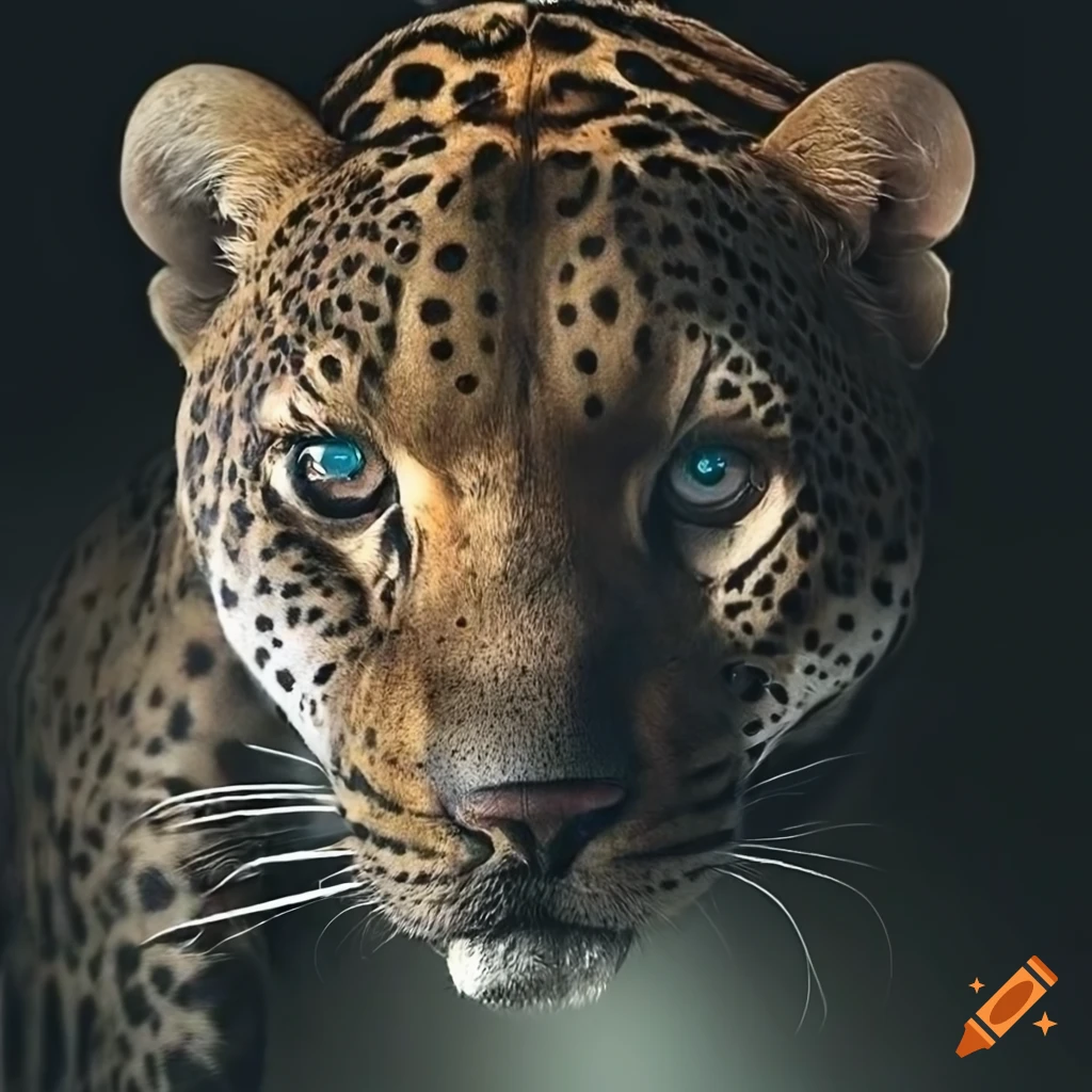 Hyper-realistic panther in a surreal photo on Craiyon