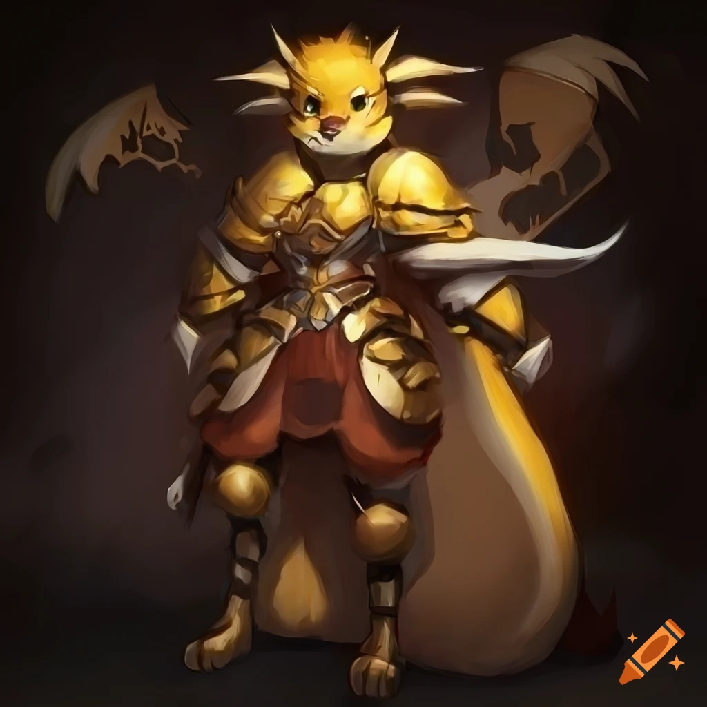 Anthro raichu warrior in fantasy armor - pokémon furry art by stanley ...