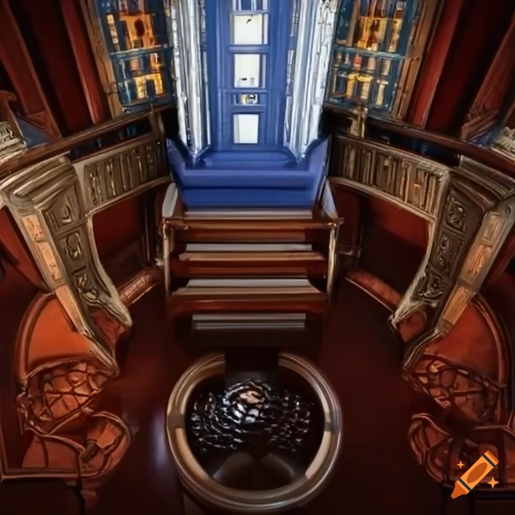 Tardis console room on Craiyon