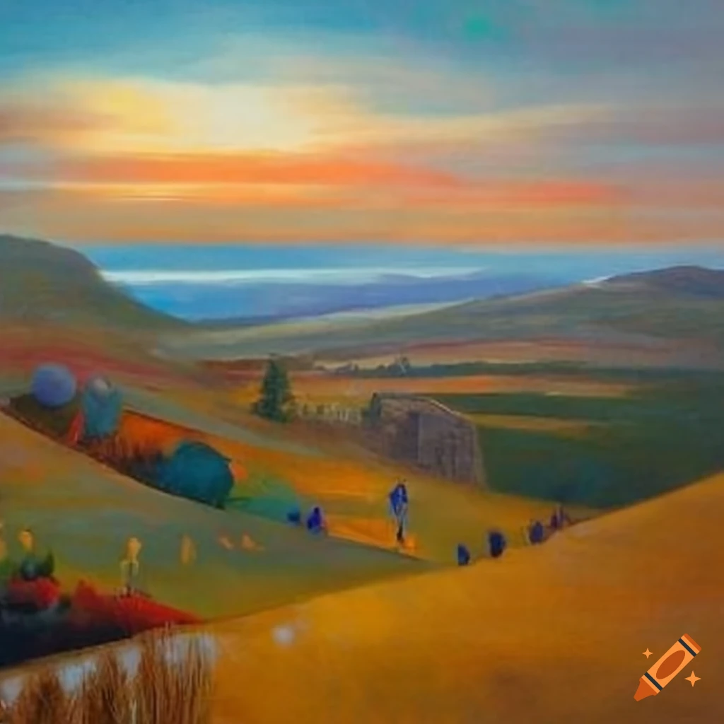 Abstract conceptual artwork symbolizing existential inquiry and ...