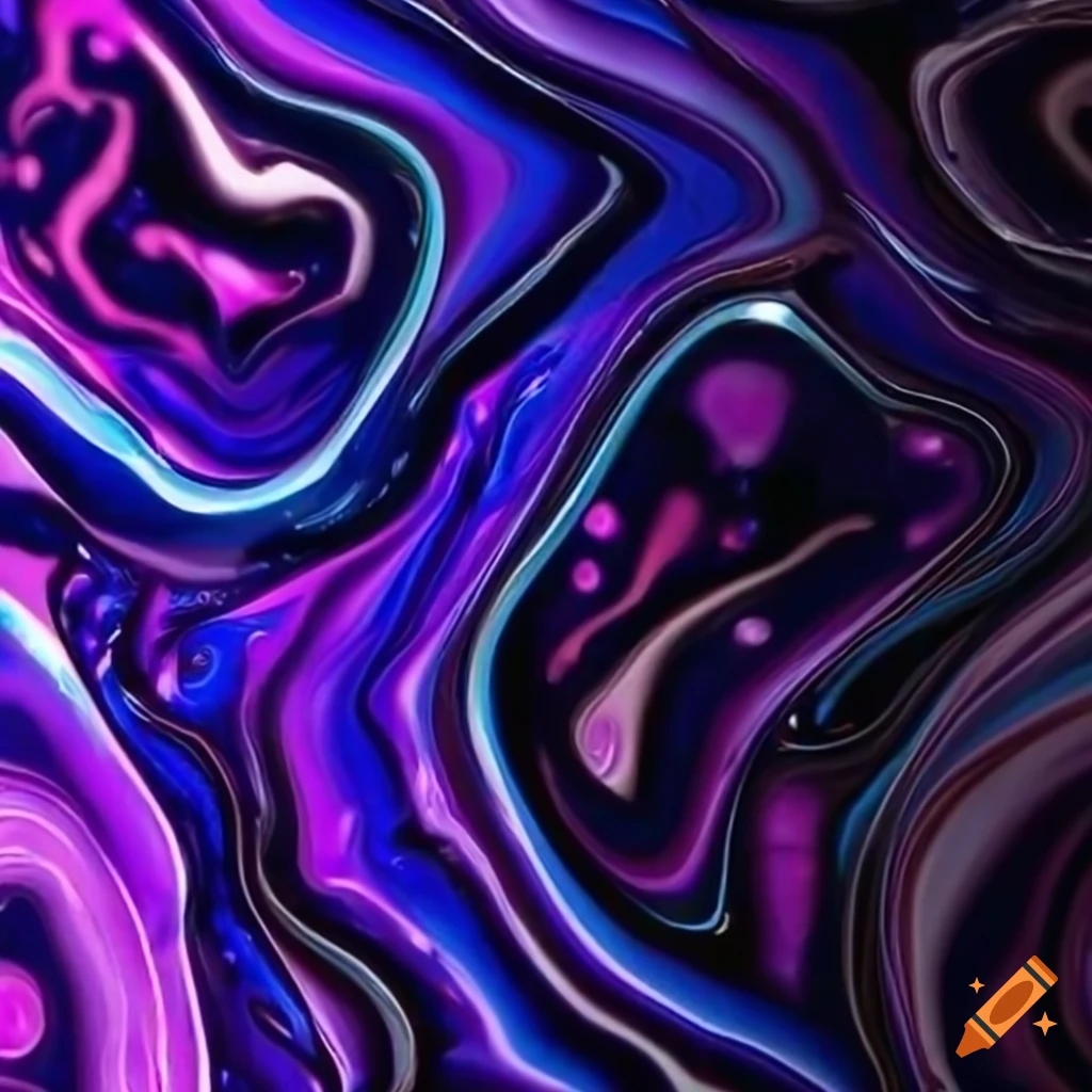 Liquid crystal wallpaper design on Craiyon