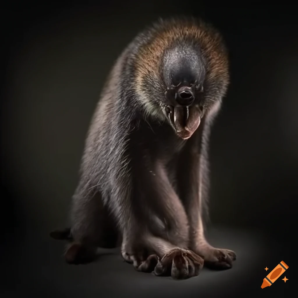 Sable stalker, a mysterious creature with shadowy fur and piercing eyes ...