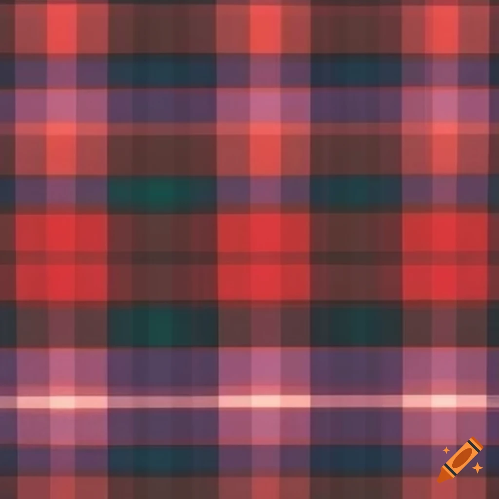 Scottish check pattern with hazy colors on Craiyon