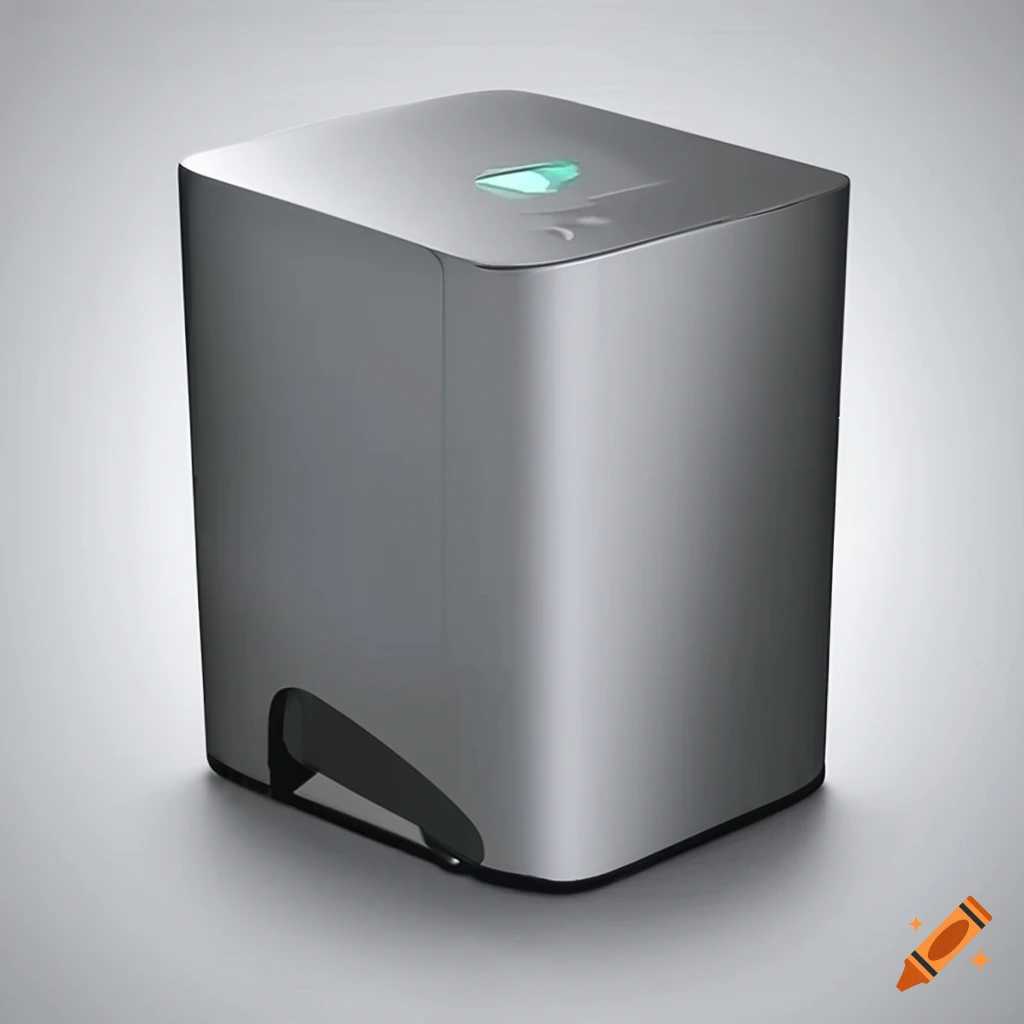 Sophisticated and efficient smart trash bin design on Craiyon