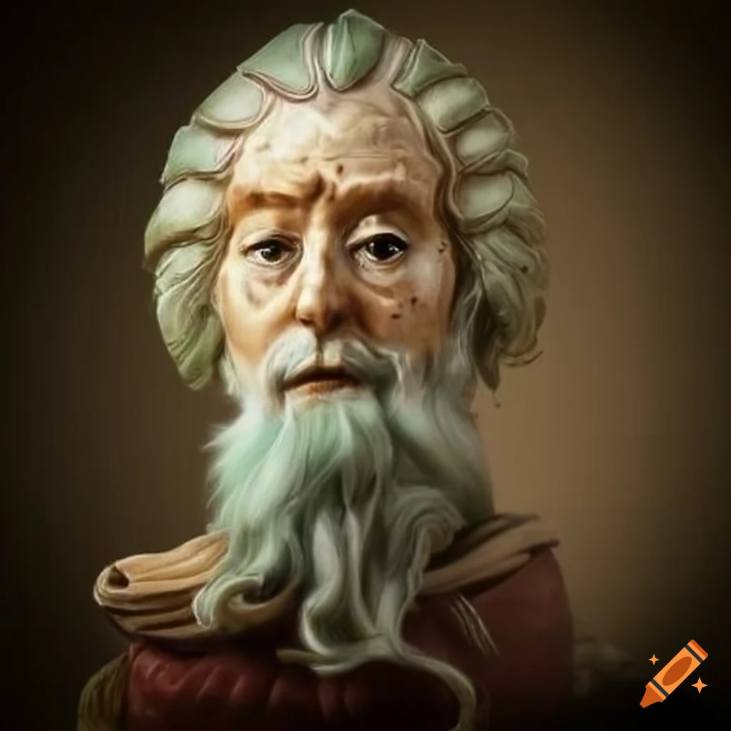 Old wise man in a fantasy style on Craiyon