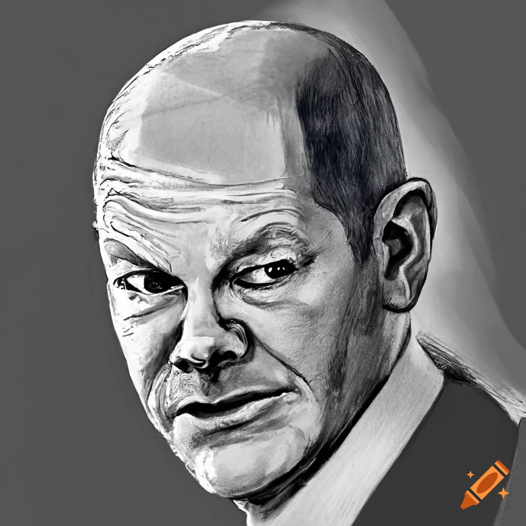 Olaf scholz on Craiyon