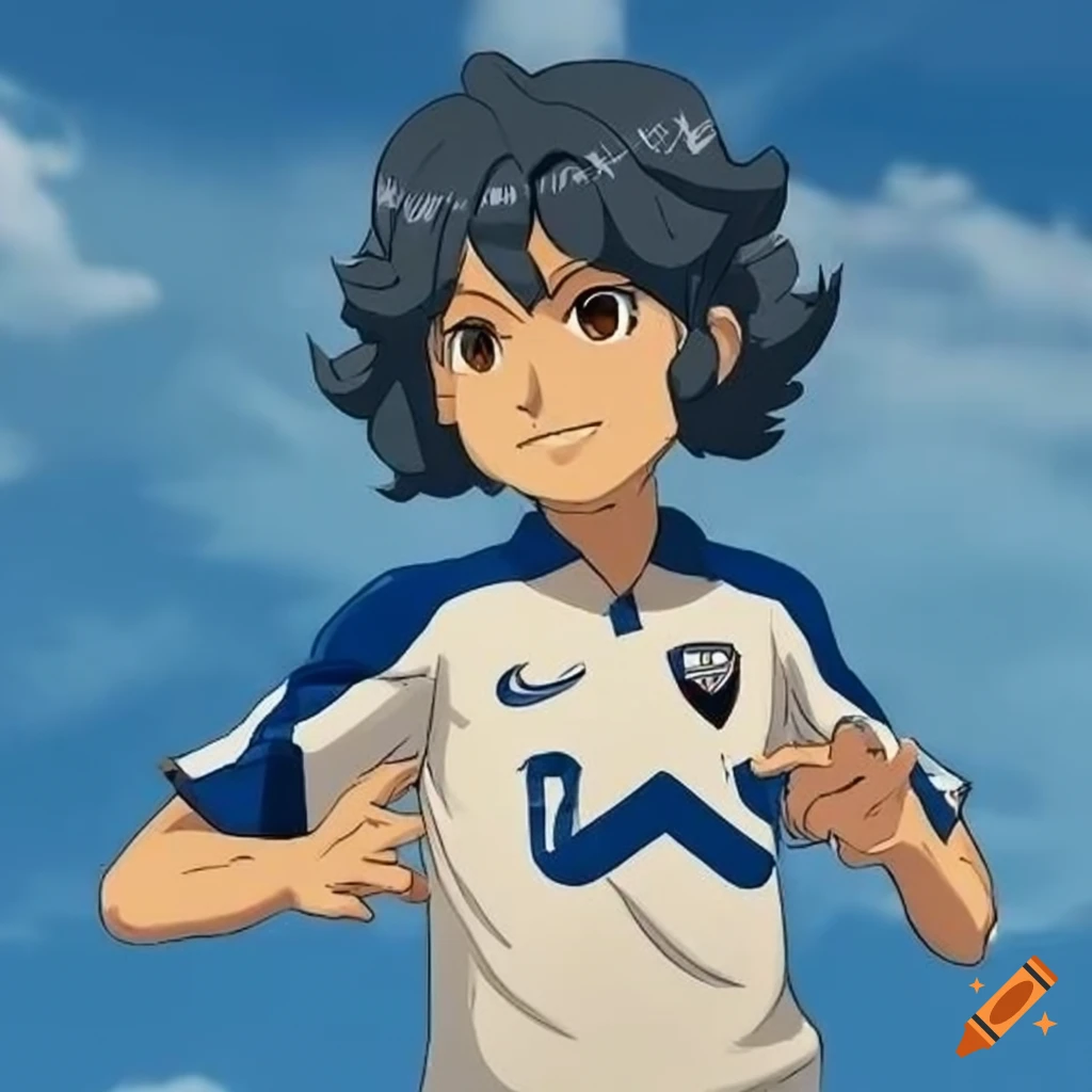 Inazuma eleven characters wearing girondins de bordeaux fc jersey with ...