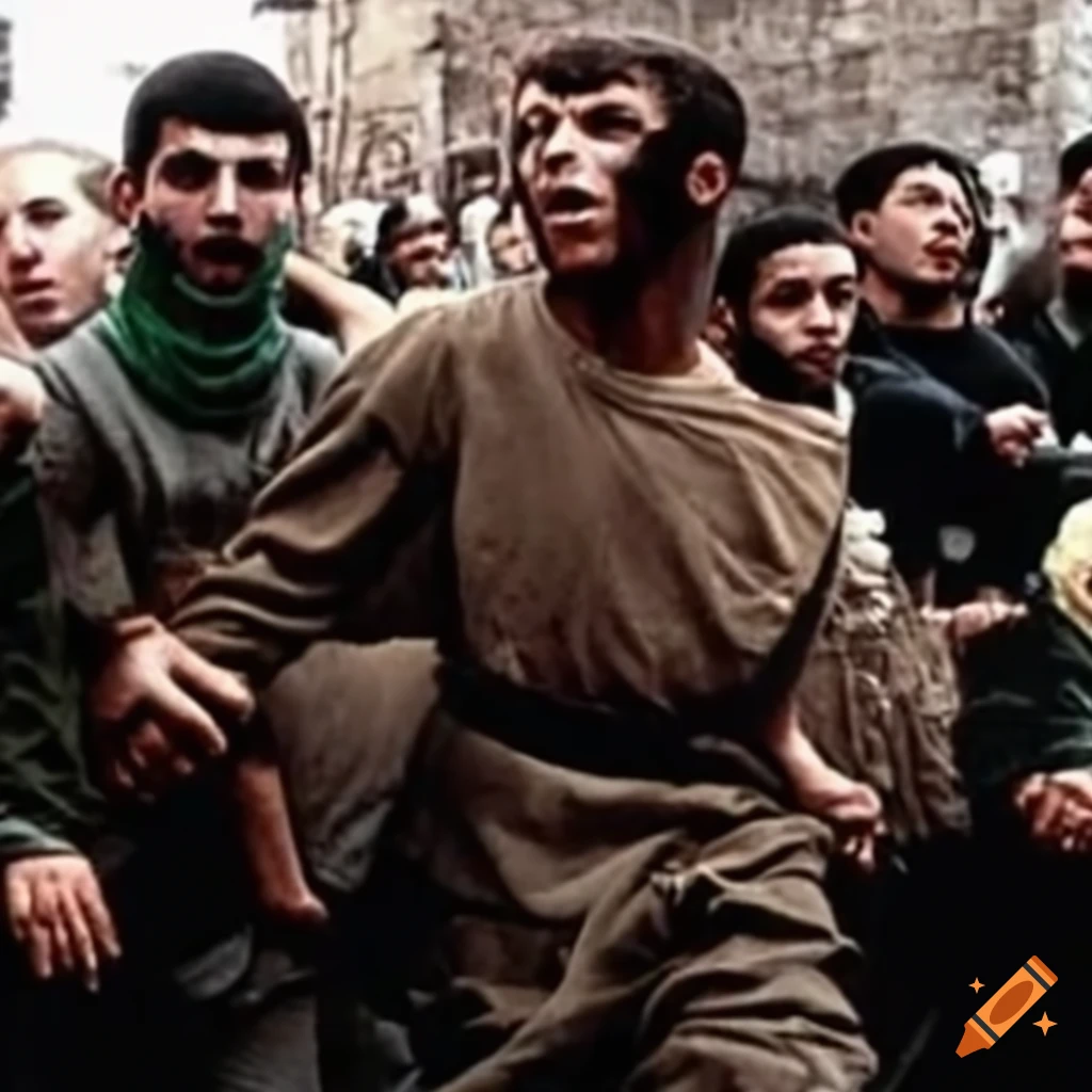 The neverending story: the first intifada on Craiyon