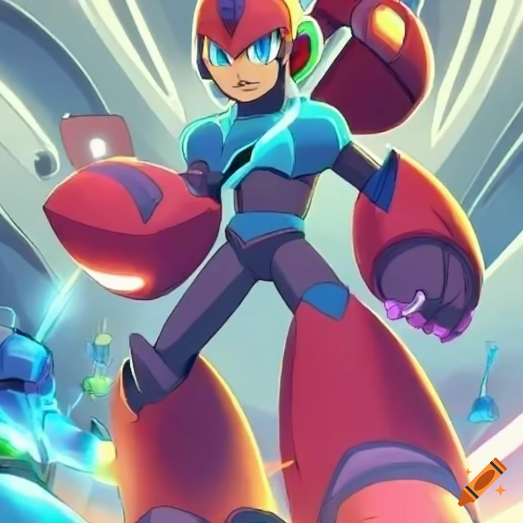 Mega man x character on Craiyon
