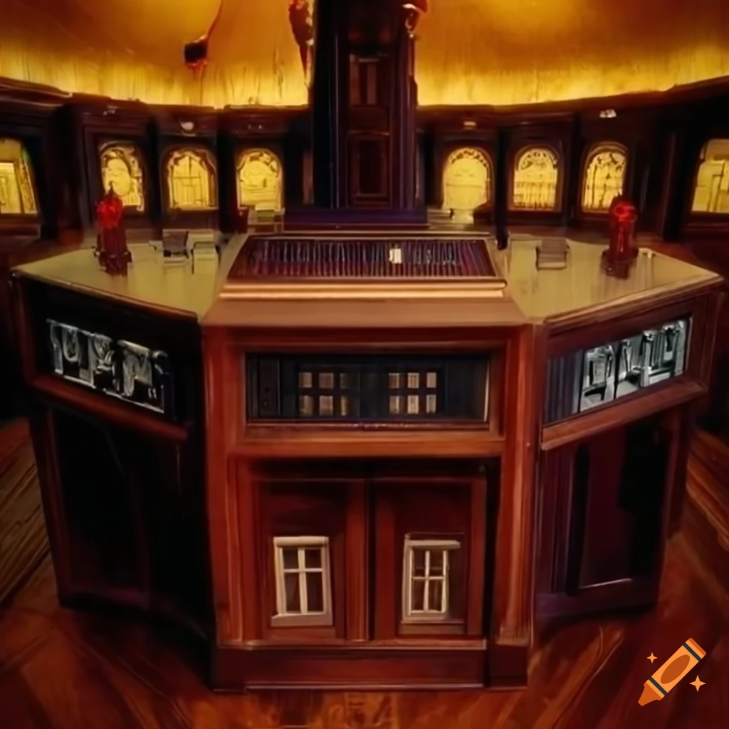 Tardis console room on Craiyon