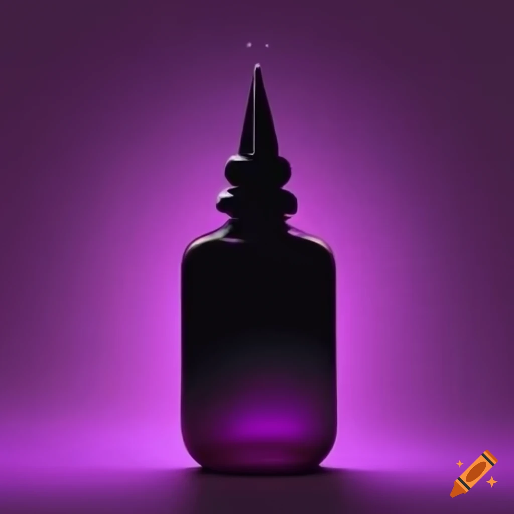 Deep dark purple potion with hints of dark red and midnight blue on Craiyon