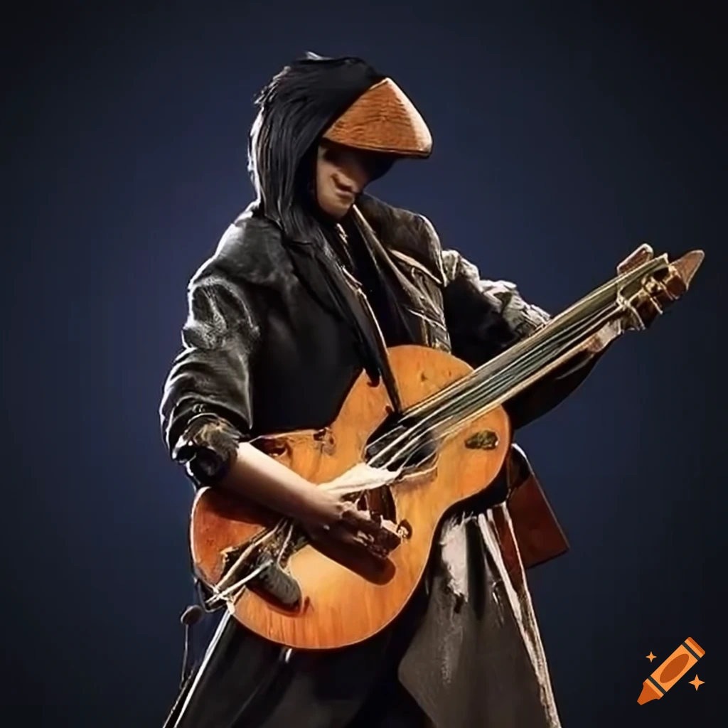 Crows playing musical instruments on Craiyon