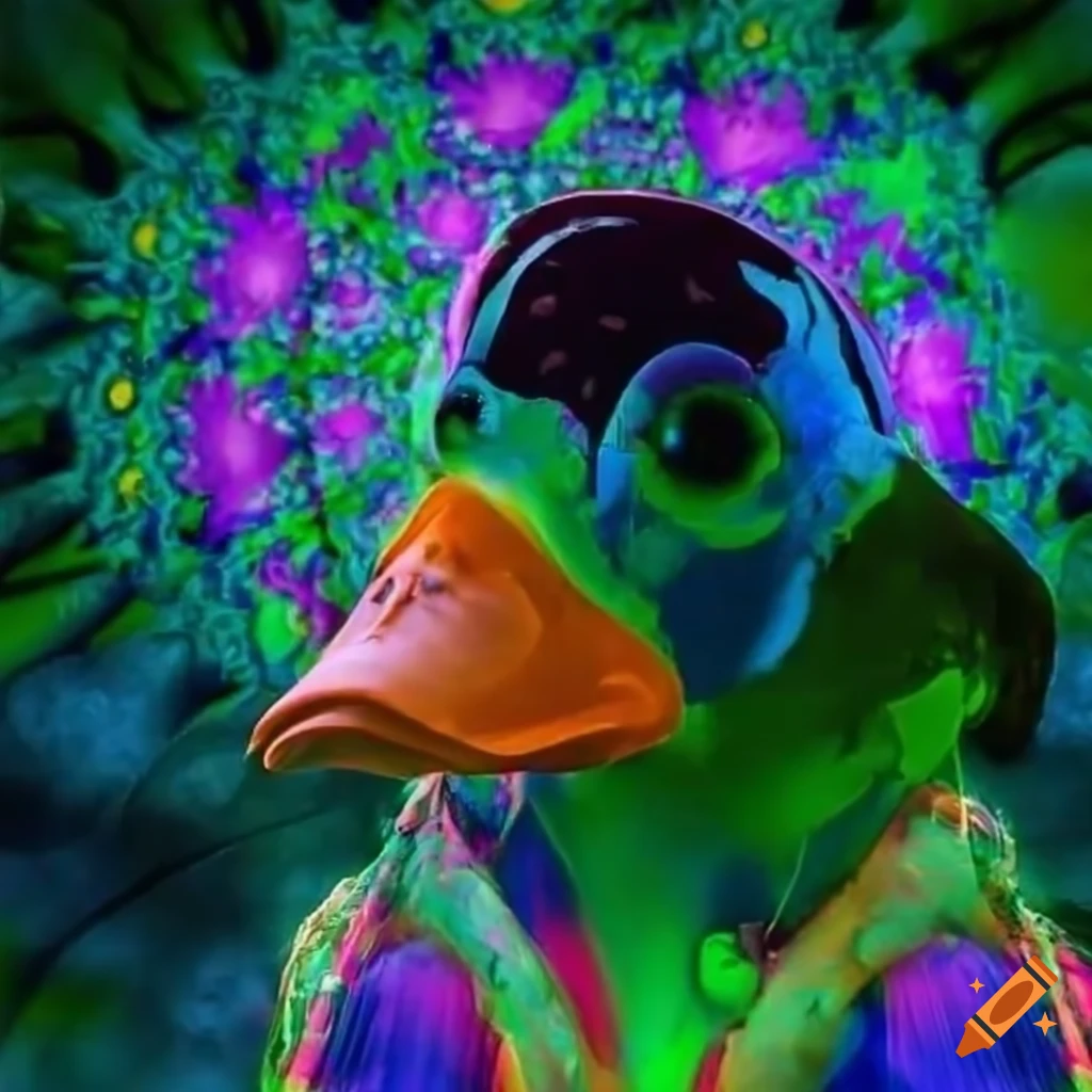 Psychedelic springtime rave with dj duck, bluebells, and magic forest ...