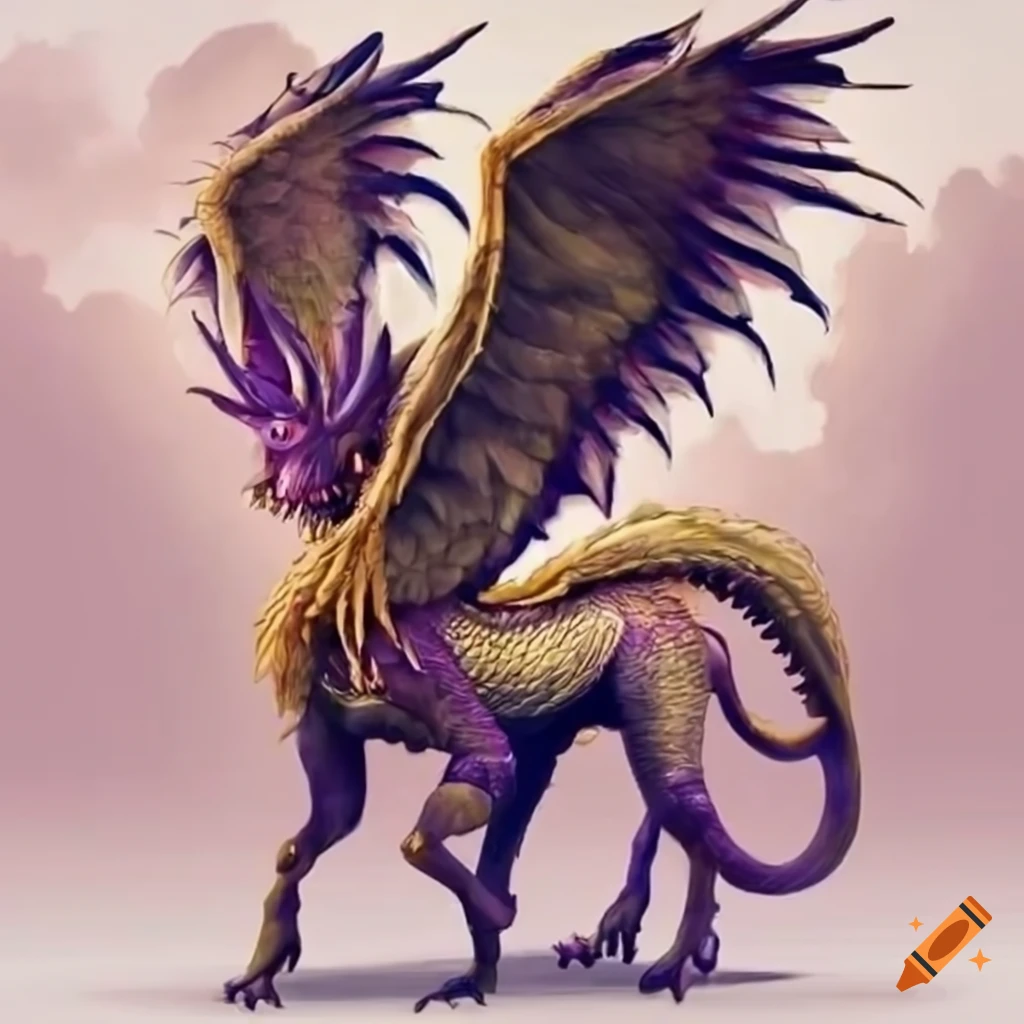 April mythical creature on Craiyon