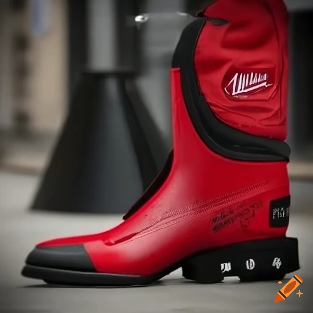 Milwaukee fuel work boots on Craiyon